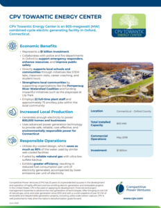 CPV Towantic Energy Center - Competitive Power Ventures